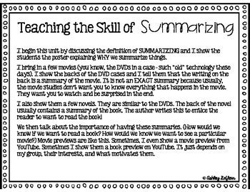 Image result for Summarizing Activity