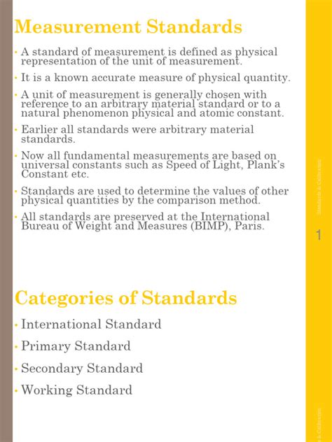 Standards & Calibration | PDF | Calibration | Measurement