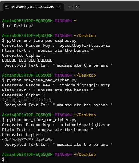 Image result for One Time Pad Cipher Encoder