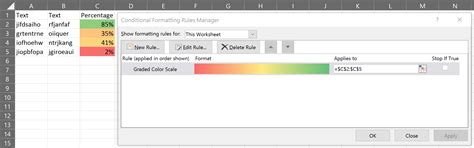 Image result for Graded Color Scale Excel