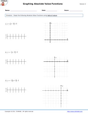 Image result for Absolute Value Function Table