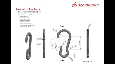Image result for Section View SolidWorks CSWA