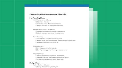Image result for Project Management Flowchart for Electrical Contractor Project