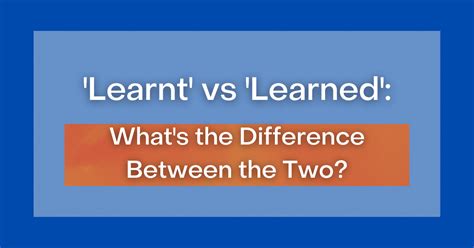 Image result for Learned Difference Definition