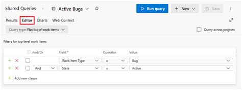 Image result for Azure DevOps Query Filter Check Box