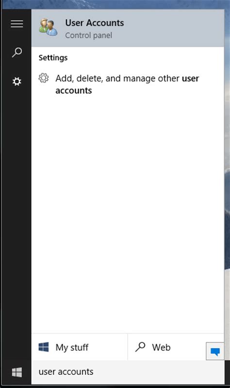 Image result for User Profiles Control Panel
