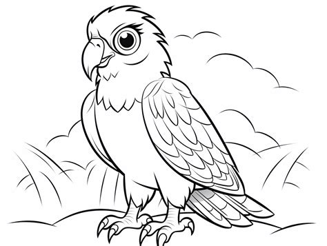 Image result for Hawk Drawing Colors