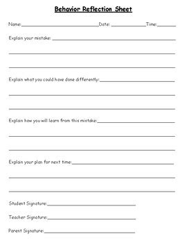 Image result for Behavior Reflection