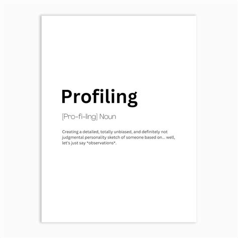 Image result for Profiling Definition