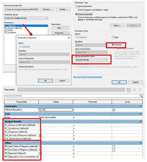 Image result for Basic Class On Shared Parameters Creation in Revit