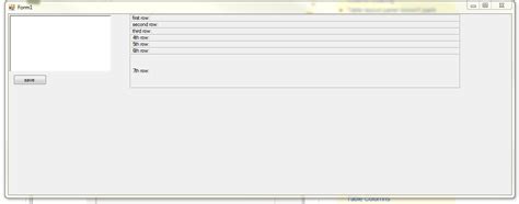 Image result for How to Fill Table Layout Panel Using C