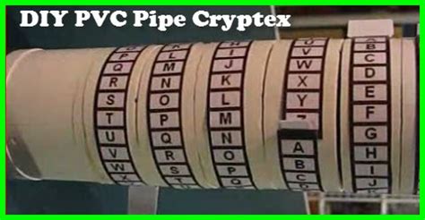 Image result for PVC DIY Cryptex