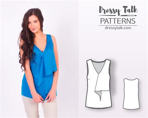 Image result for Sleevless Blouse Pattern