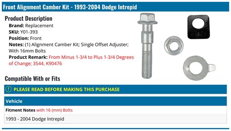 Image result for 93 Dodge Intrepid Front End Alignment