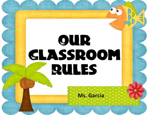 Image result for Classroom Rules Sign
