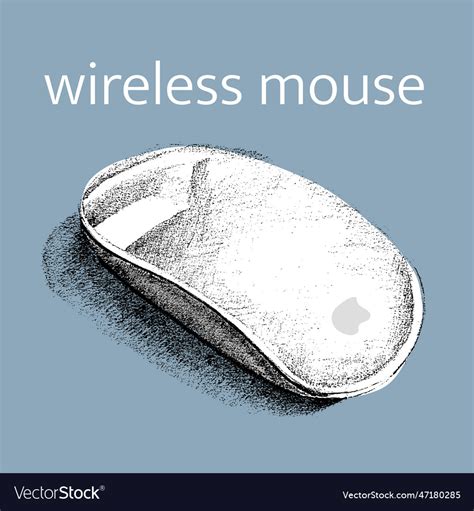 Wireless mouse Royalty Free Vector Image - VectorStock