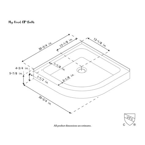 Image result for Round Shower Base