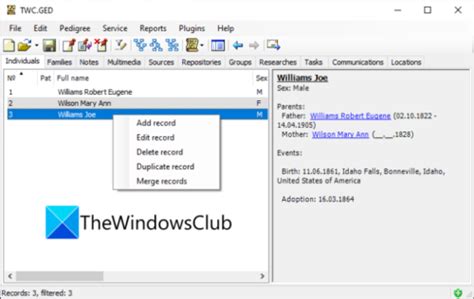 Image result for Create a GEDCOM File