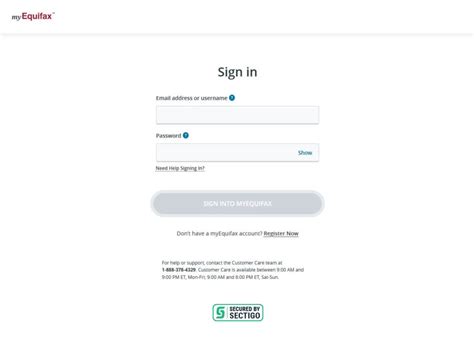 Image result for Equifax Enter Activation Code