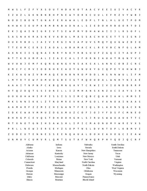 Image result for State Testing Word Search