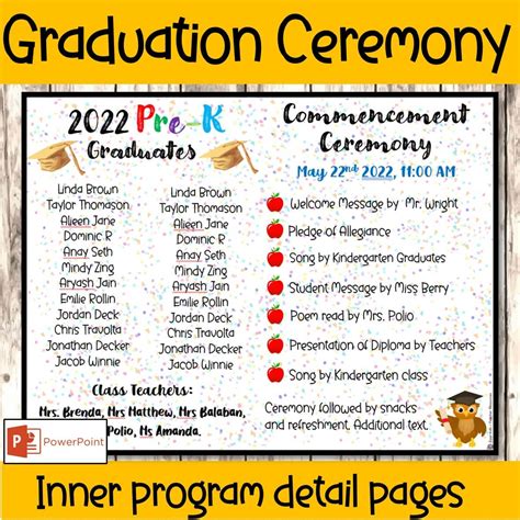 Image result for Pre-K Graduation Party Program Sample