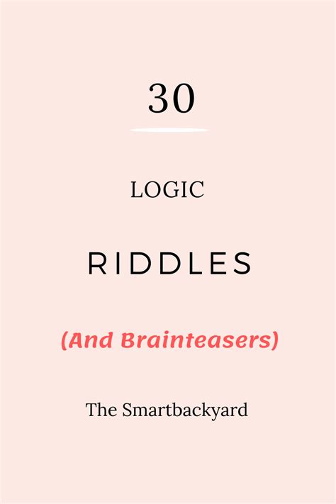Image result for Fun Logic Riddles