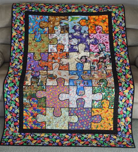 Image result for Jigsaw Quilt Pattern