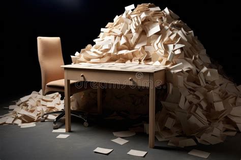 Image result for Stack of Paper by Computer