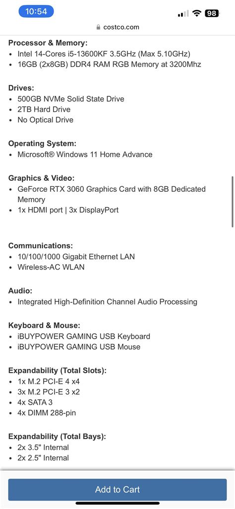 Image result for Costco.com iBUYPOWER Gaming Computer