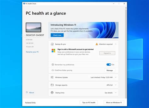 Image result for PC Health Check Windows 11