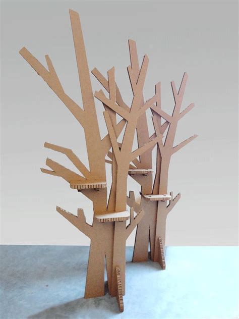 Image result for Handmade Cardboard Tree