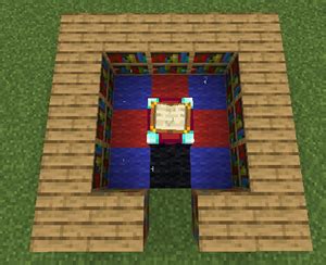 Image result for Minecraft Enchanting Table Bookshelf Layout