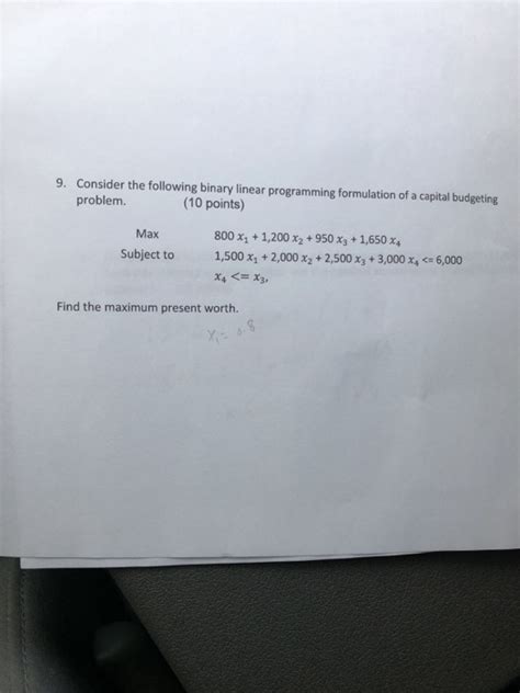 Image result for Binary Linear Programming