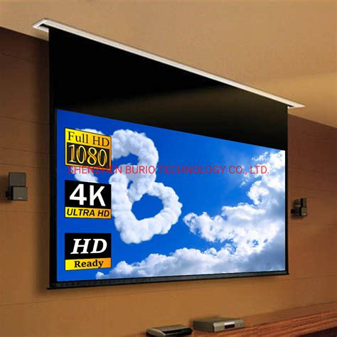 Image result for Ceiling Recessed Projector Screen