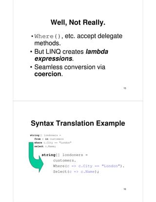 Image result for LINQ Sample