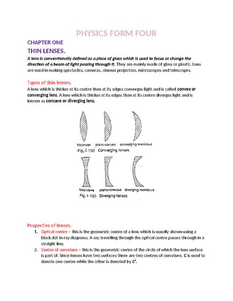 Image result for Physics Form Four Notes