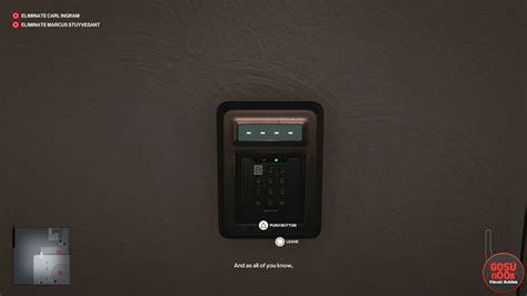 Image result for Hitman the Farewell Key Pad Code