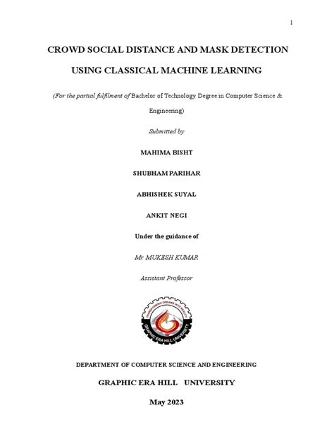 Image result for Machine Learning Project Report PDF