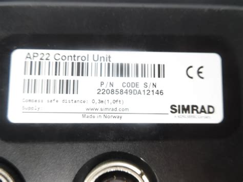 Image result for Simrad AP 22 Auto Pilot Tutorial