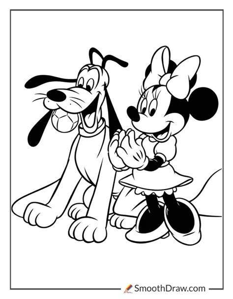 Image result for Minnie Mouse Coloring Pages