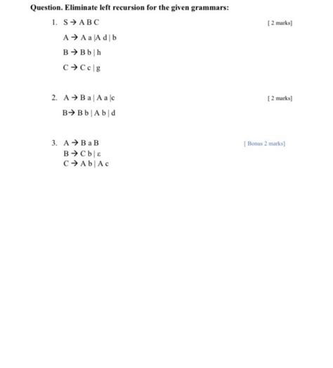 Image result for How to Solve Left Recursion