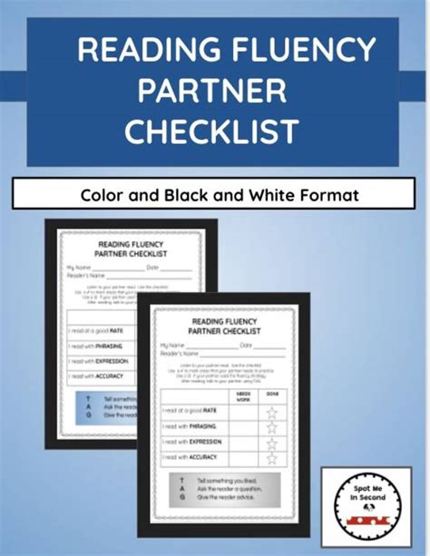 Image result for Fluency Checklist