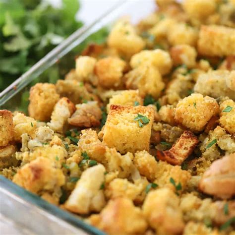 Image result for Cornbread Stuffing Cooked
