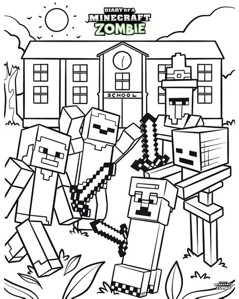 Image result for Minecraft Coloring Pages Nether