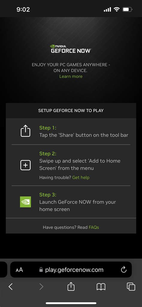 Image result for GeForce Now iOS