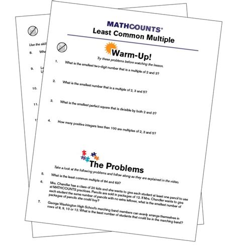 Image result for Least Common Multiple Lesson Plan