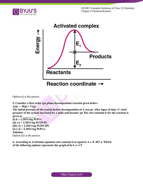 Image result for Chemical Kinetics Graphs Class 12