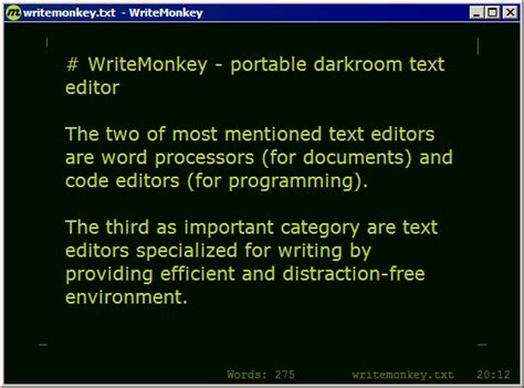 Image result for WriteMonkey