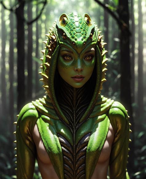 Image result for Alien Lizard Girl