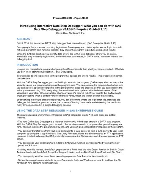 Image result for Data Step Debugger